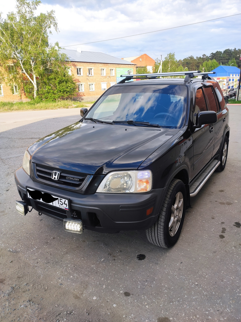 Поперечины на рейлинг (проба) — Honda CR-V (RD1/RD2), 2 л, 2001 года | аксессуары | DRIVE2