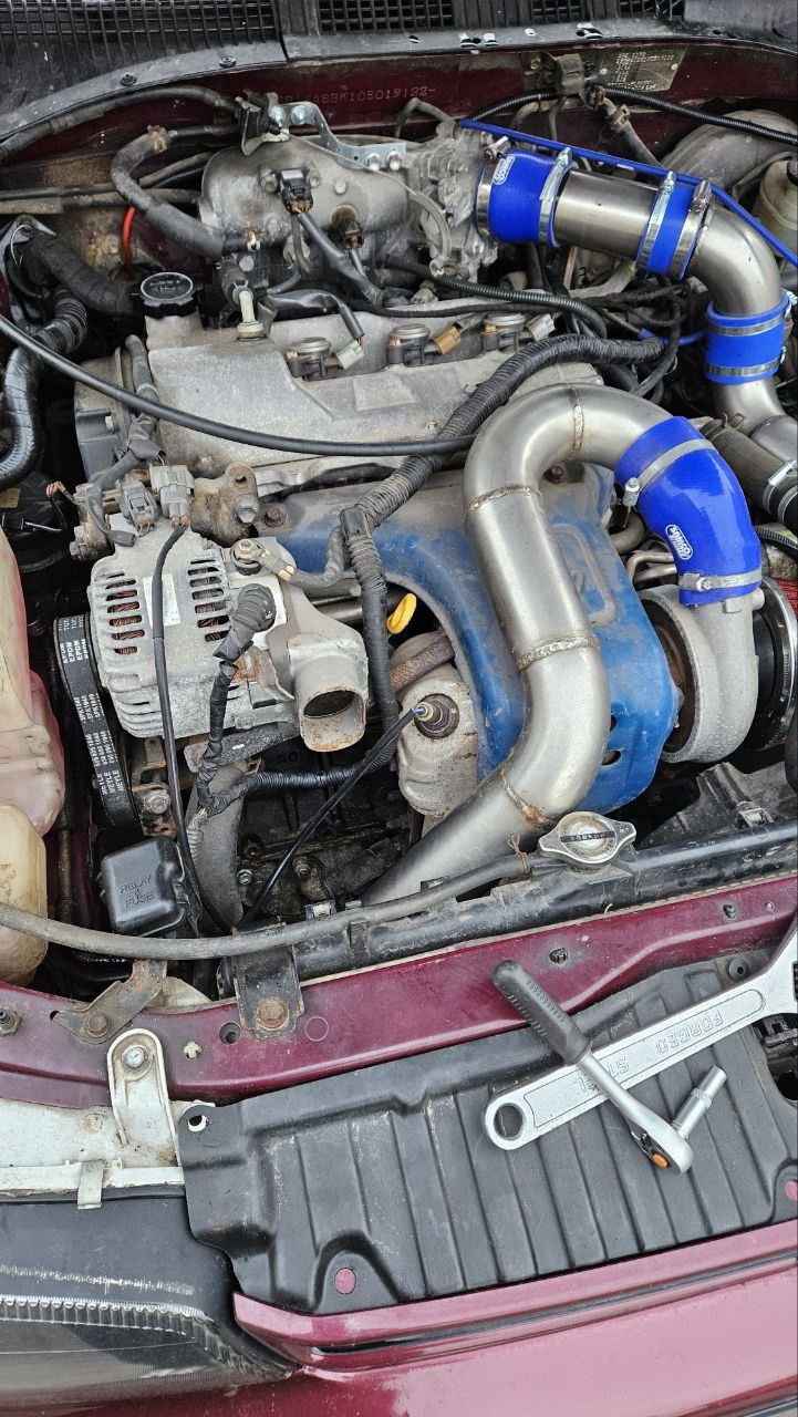 Замена прокладок теплообменника на 3sgte — Toyota Carina E, 2 л, 1994 ...