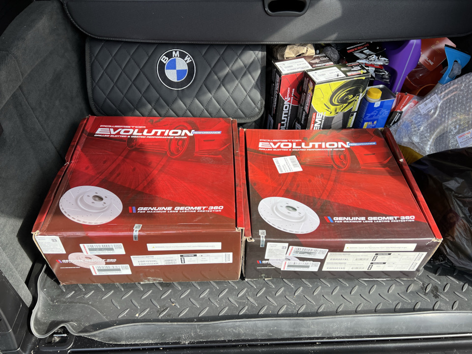 Капитальная замена тормозной системы / PowerStop Evolution & PowerStop Extreme — BMW X5 (E70), 4 ...