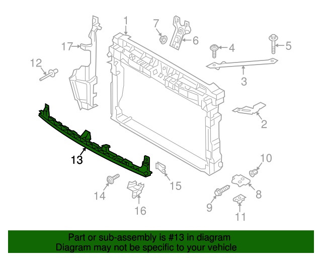 5G0805705H Направляющая для бампера Volkswagen Golf VAG | Запчасти на ...