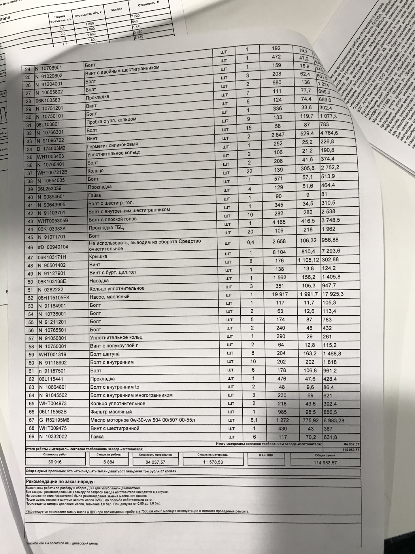 Проблема с давлением масла! (Без воды) — Skoda Octavia A7 Mk3, 1,8 л ...