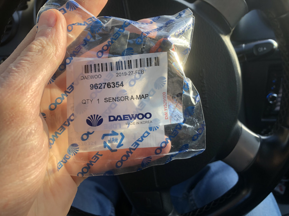 96276354 Датчик давления воздуха во впускном коллекторе двигателя GM ...