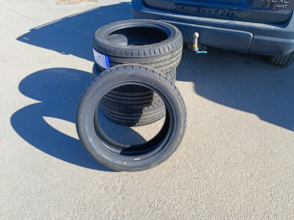 Новая резина. Снова Windforce Catchfors UHP — Volvo XC70 II, 2,4 л ...