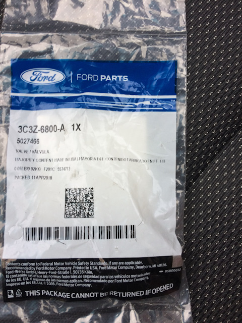 3C3Z6800A Клапан Ford | Запчасти на DRIVE2