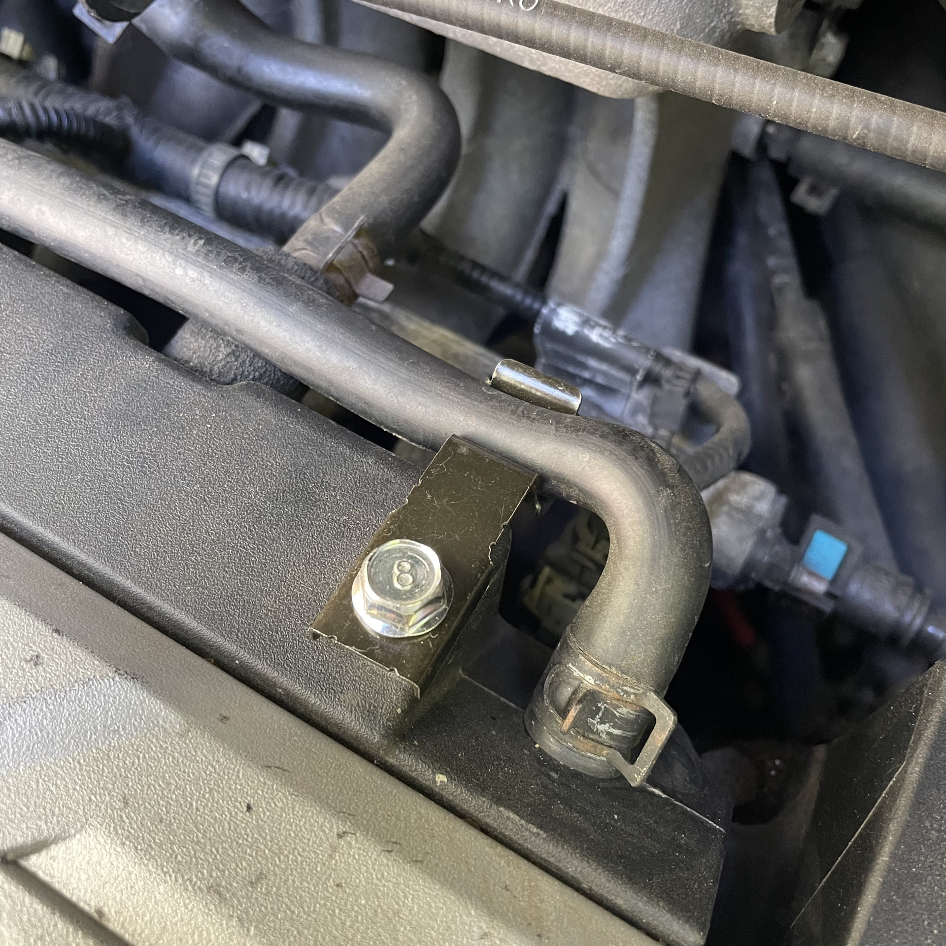 Хомут трубки/clamp-breather tube — Hyundai Matrix, 1,6 л, 2008 года ...