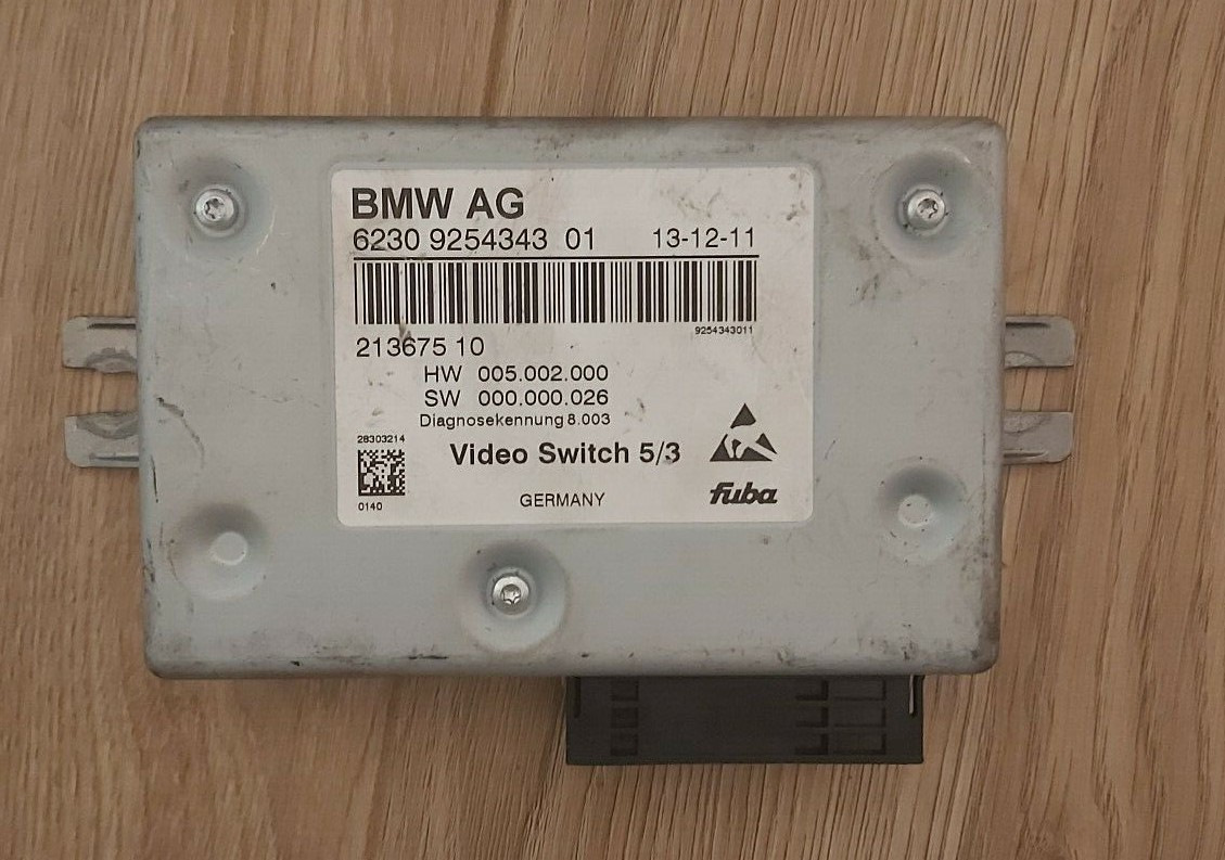Установка RSE. Опция S6FHA (Часть1. Videoswitch) — BMW 7 series (F01/02 ...