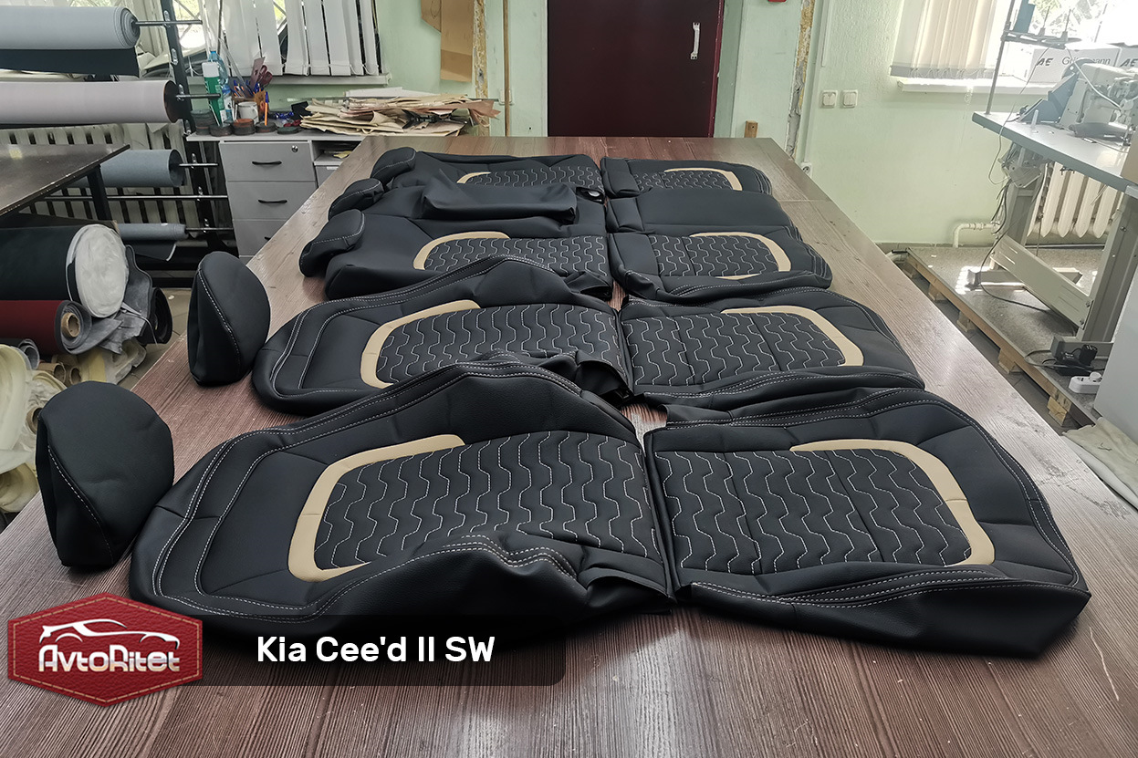 Каркасные авточехлы AvtoRitet на Киа Сид II — ШвейАльянсГрупп на DRIVE2