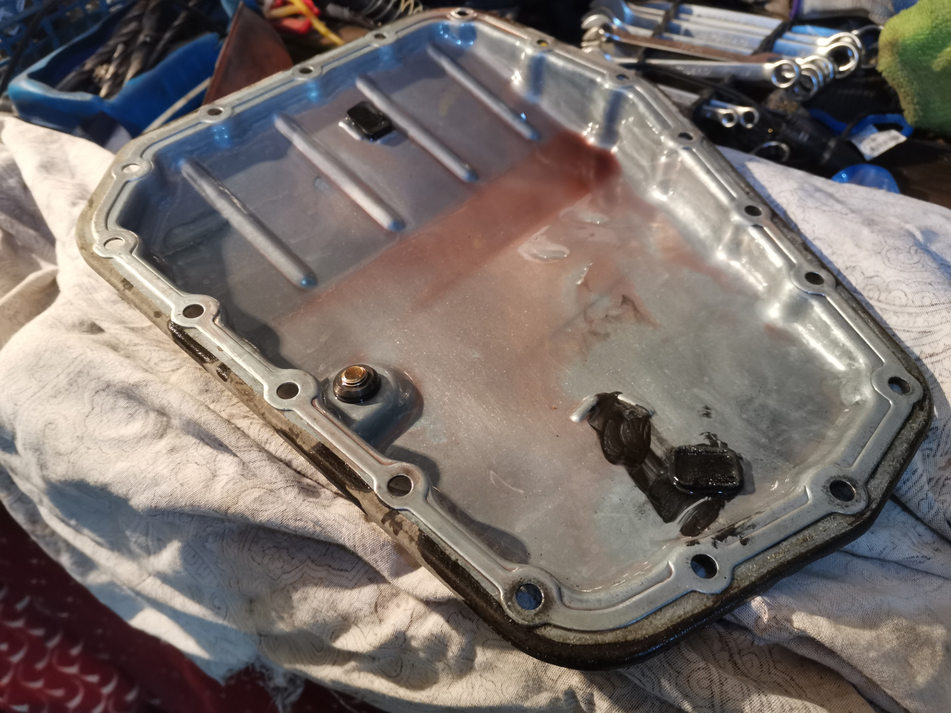 Замена масла в АКПП — Toyota Corolla (120), 1,3 л, 2001 года | плановое ...