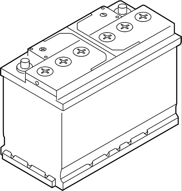 000915105CE АКБ, залитая эл-литом и заряж. VAG | Запчасти на DRIVE2