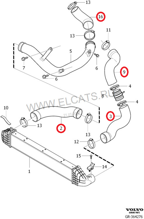 Вдо-о-о-ох… Патрубки впуска от Salers! — Volvo XC70 III, 2,4 л, 2012 ...
