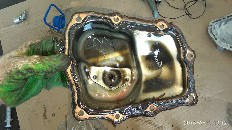 Коробка F17 Easytronik: замена трансмиссионного масла, замена крышки ...