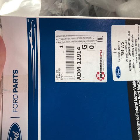 1784775 Сальник к/в задний в сборе / 1,25-1,6 Zetec-S/Duratec/Ecoboost ...