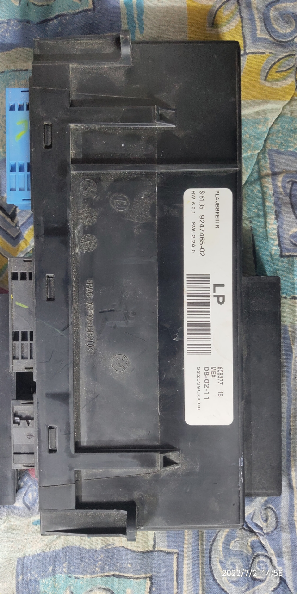 Дооснащение блоком jbbfe III, парктроники — BMW X5 (E70), 3 л, 2008 ...