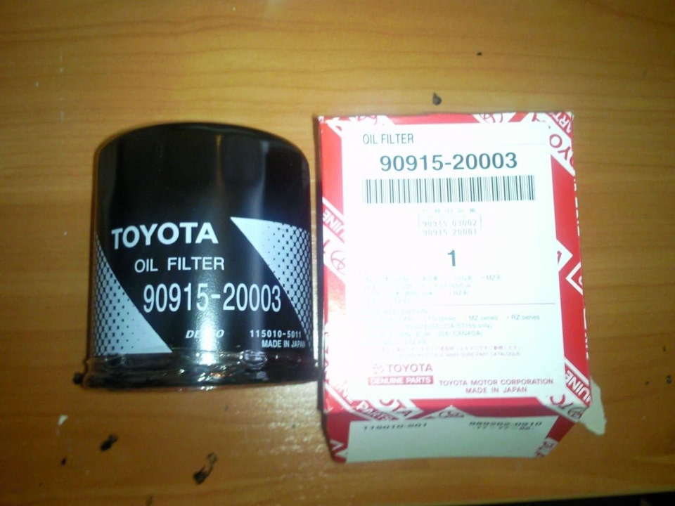 Вскрываем масляный фильтр TOYOTA 90915-20003 — Toyota Camry (XV30), 3 л ...