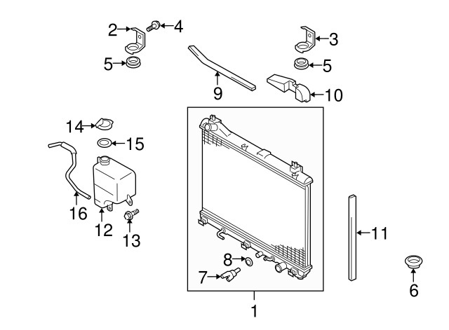 1770065J00 Радиатор, охлаждение двигателя SUZUKI | Запчасти на DRIVE2