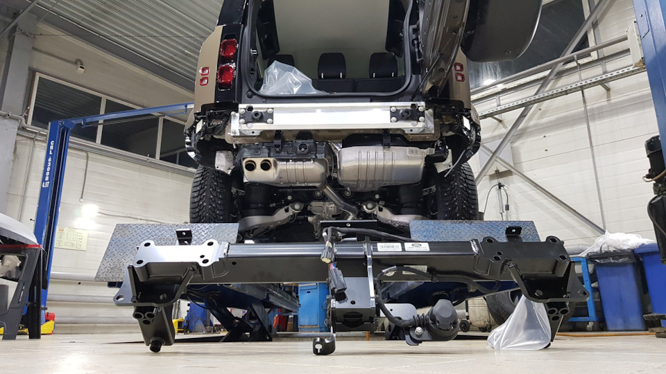 Установочный комплект фаркопа Land Rover Defender 2020-го модельного ...