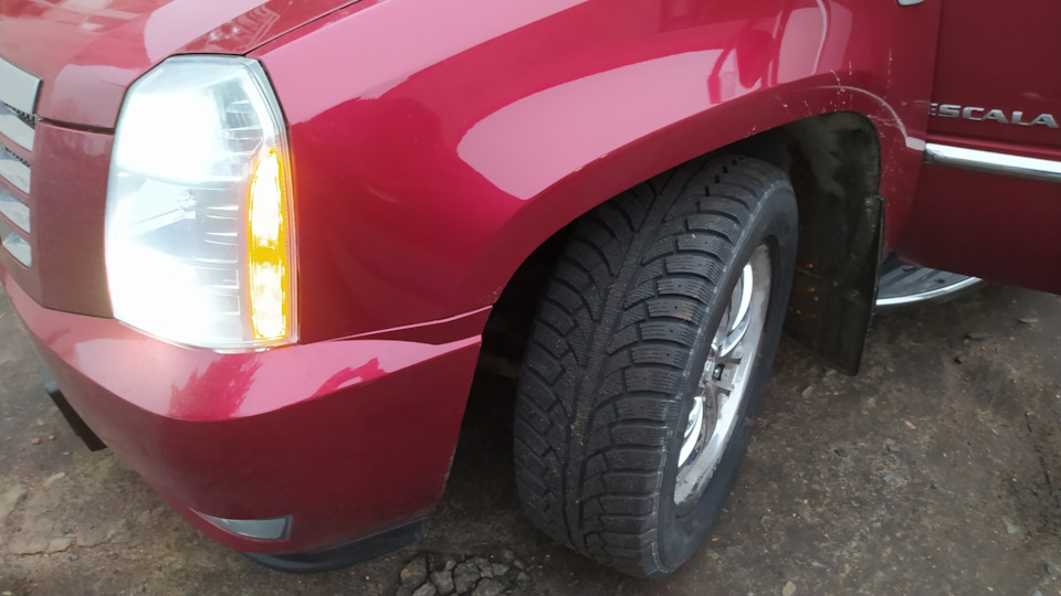 Переобулся на зимние шины — WESTLAKE SW606 — Cadillac Escalade (3G), 6 ...