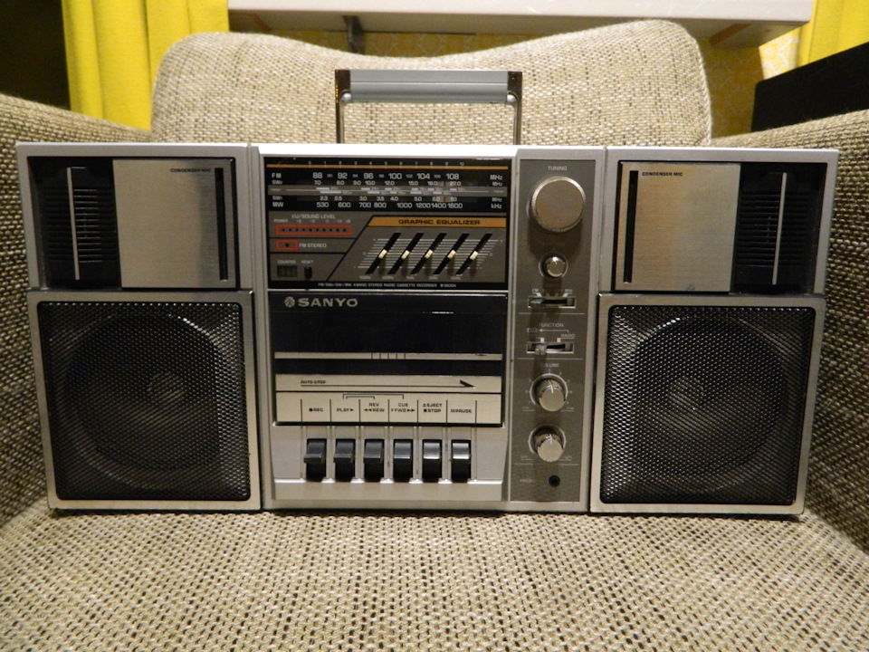1985 Sanyo M 9835K Stereo Radio Cassette Recorder — Сообщество «Клуб Почитателей Кассетных ...