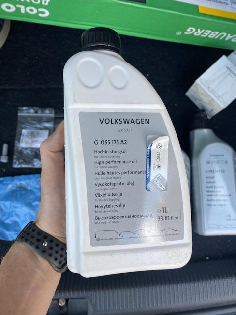G055175A2 Масло для муфты Haldex VAG | Запчасти на DRIVE2