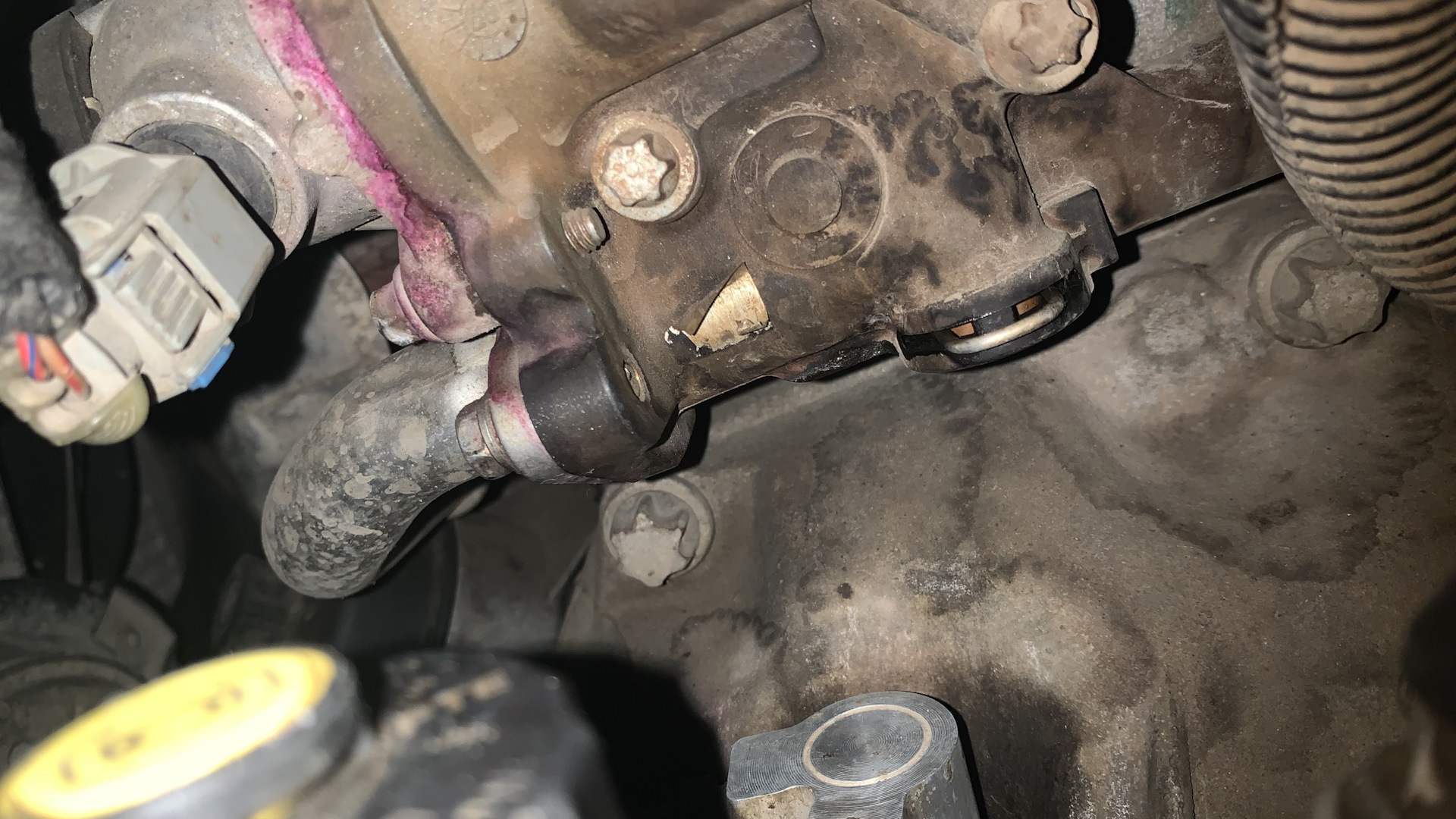 18 запись: Замена гцс и замена прокладки термостата — Opel Astra H, 1,6 ...