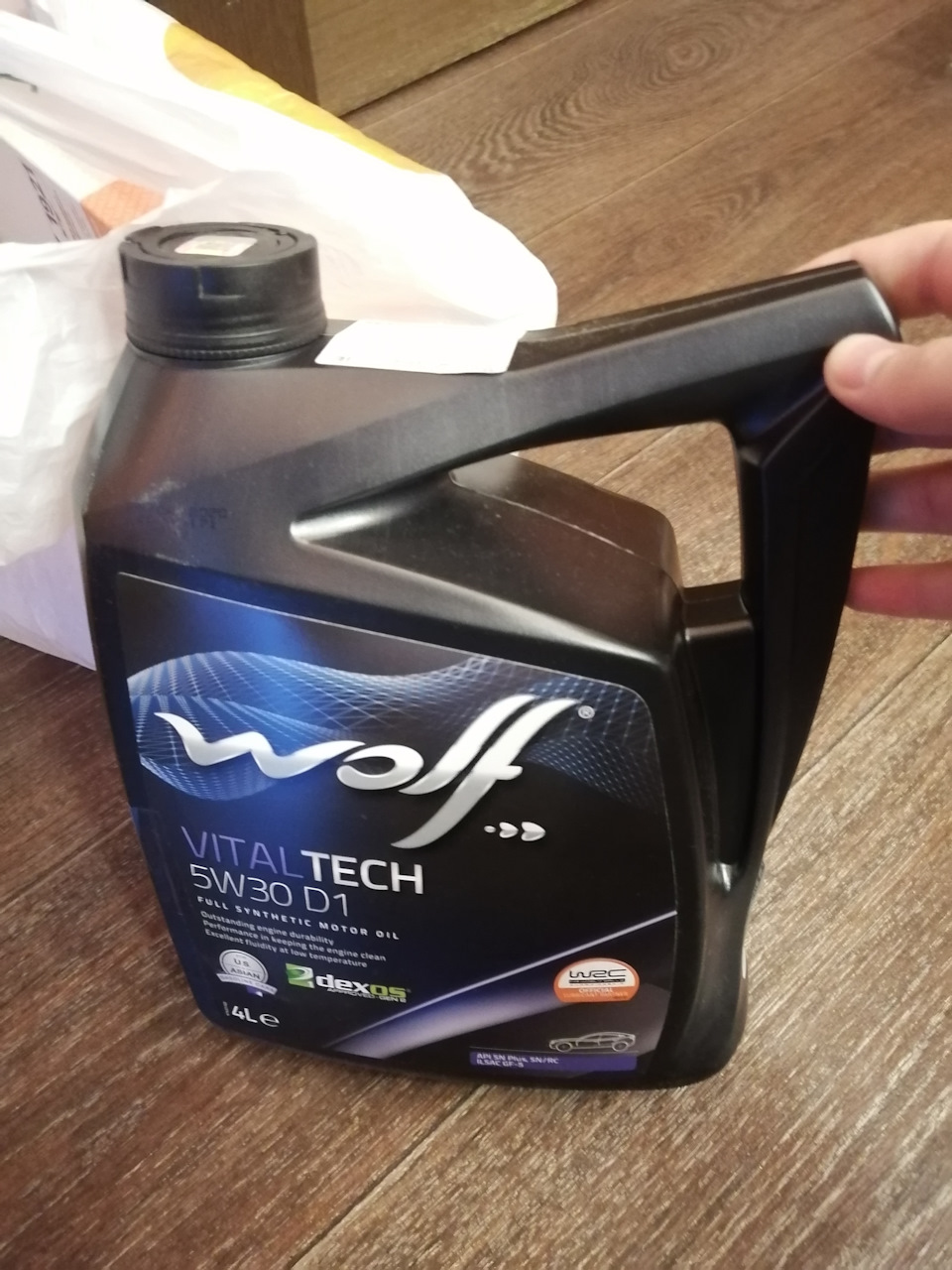 8302619 Моторное Масло VITALTECH 5W30 ASIA/US 4L WOLF | Запчасти на DRIVE2