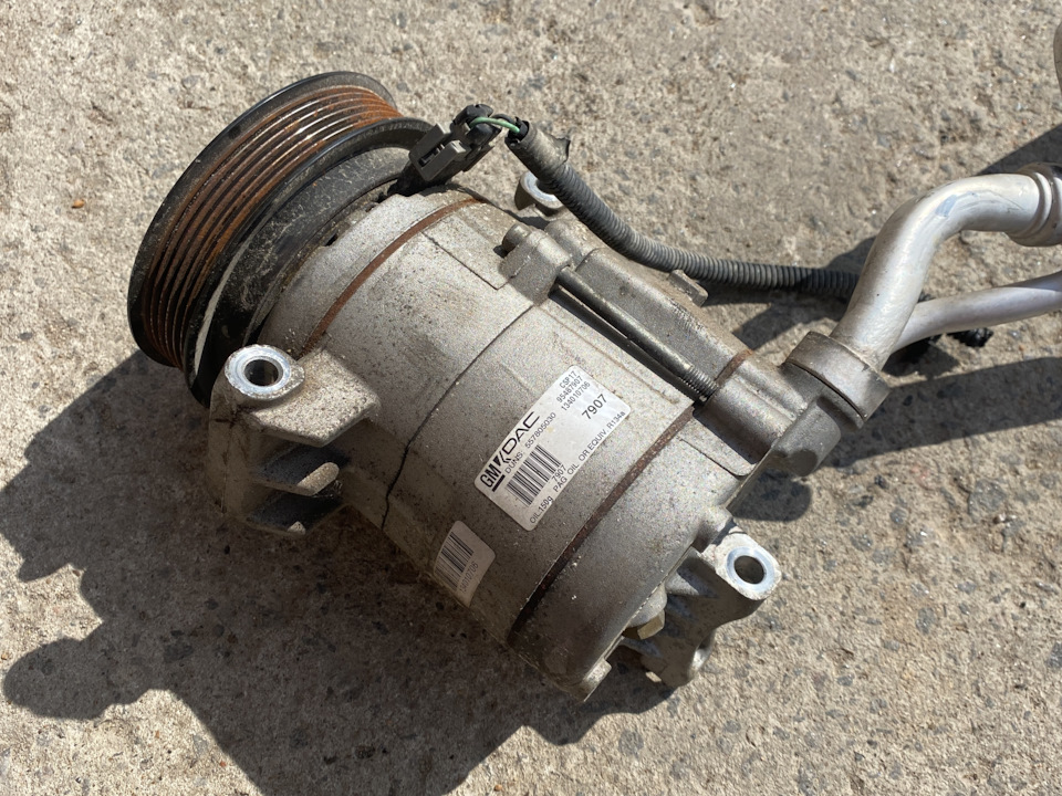 95487907 Компрессор кондиицонера GM | Запчасти на DRIVE2