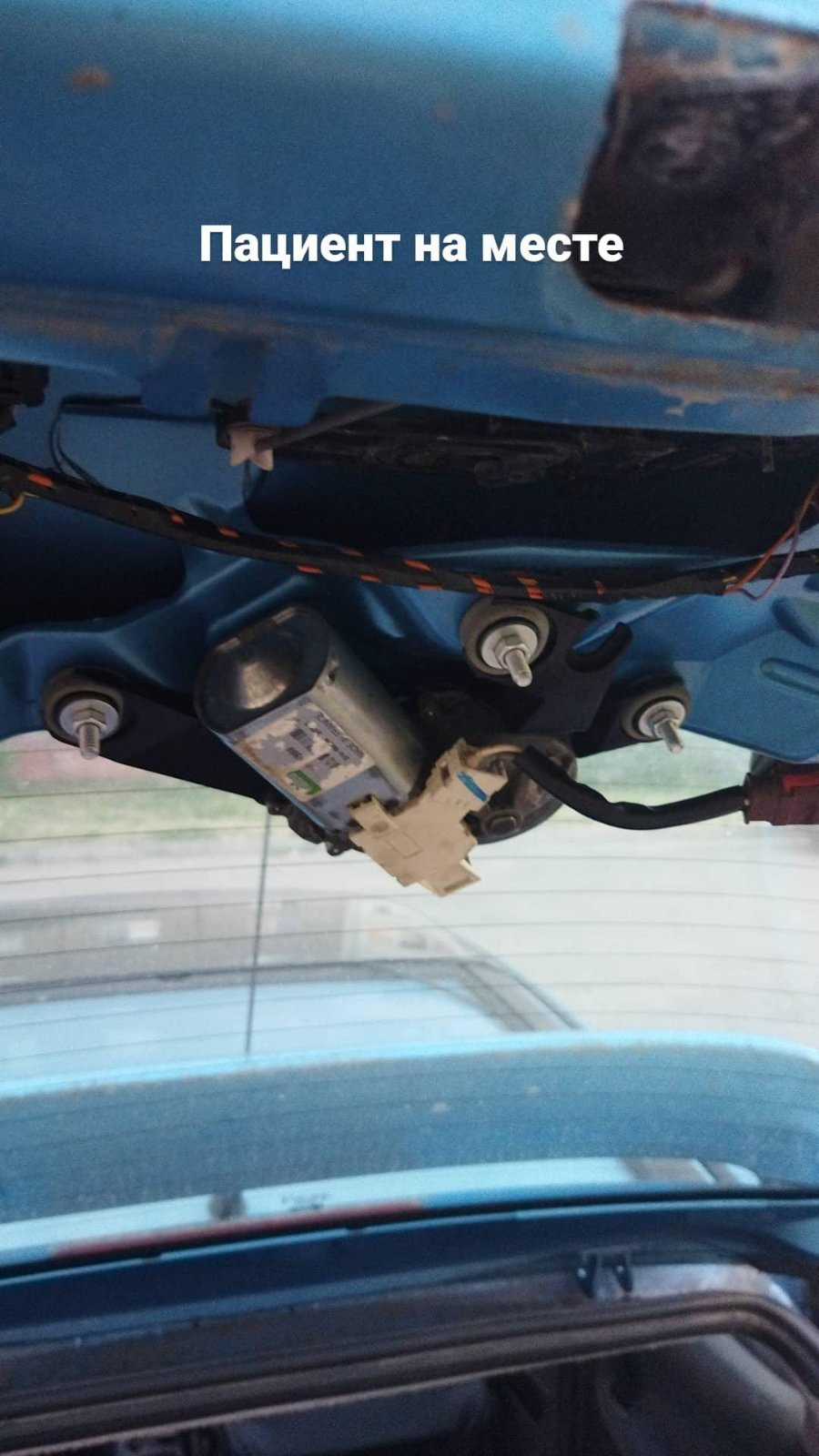 Ремонт моторчика заднего стеклоочистителя — Peugeot 206, 1,1 л, 1998 ...