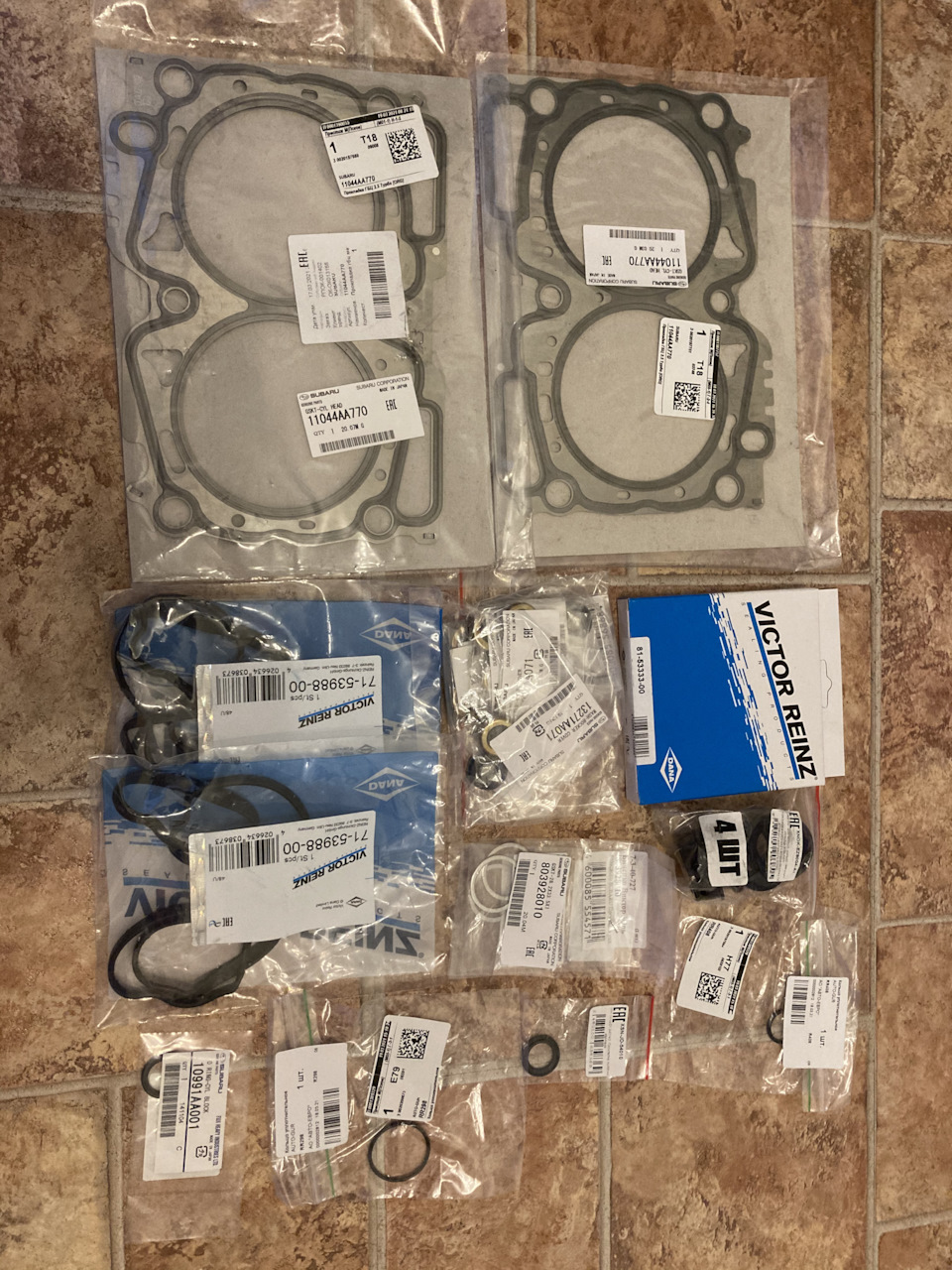 Воскрешение родного Ежа 253 (часть 3) прокладки и иже с ним для голов ...