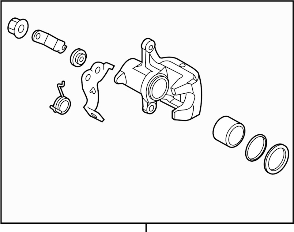 58310G2A70 Caliper KIT-RR BRAKE, LH KIA HYUNDAI | Запчасти на DRIVE2
