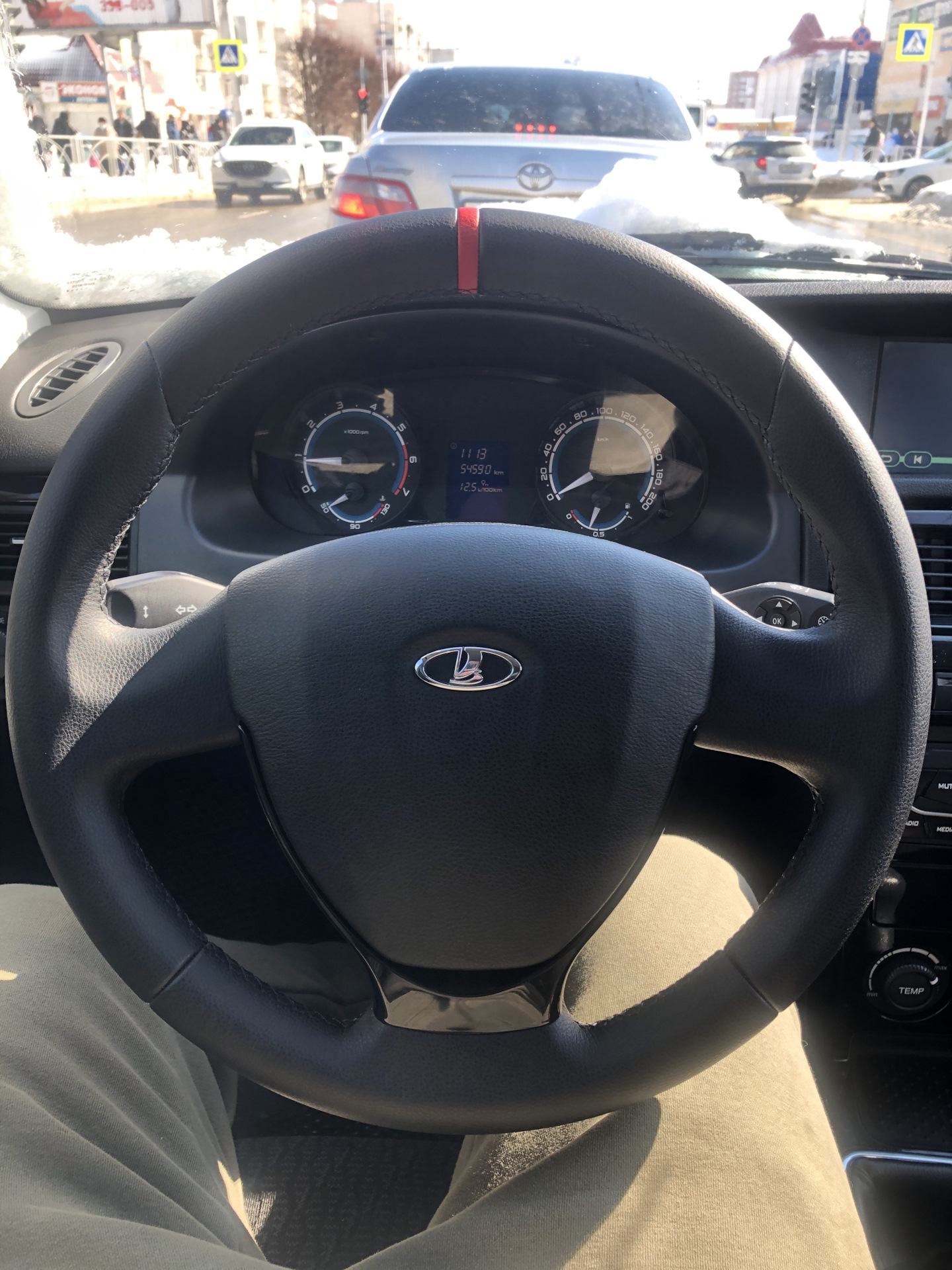 Руль — Lada Приора седан, 1,6 л, 2014 года | аксессуары | DRIVE2