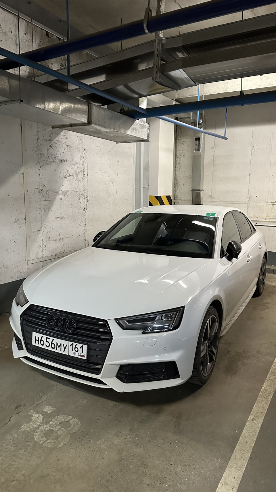 Новое лобовое AGC и плановое ТО — Audi A4 (B9), 2 л, 2016 года | визит на сервис | DRIVE2