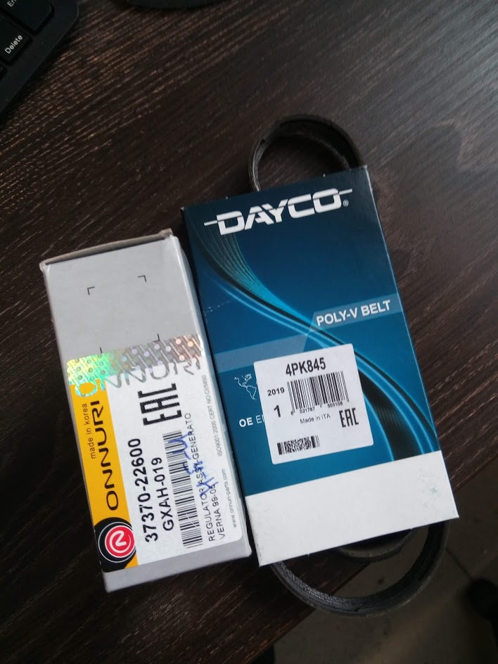 Замена регулятора эл. генератора — Hyundai Accent (2G), 1,5 л, 2007 ...