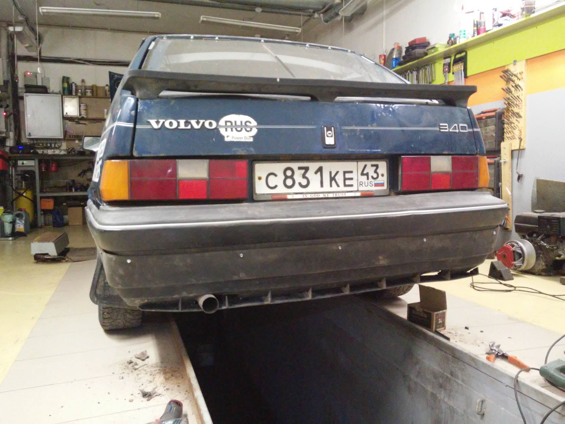 Задний бампер — Volvo 340, 1,7 л, 1989 года | стайлинг | DRIVE2