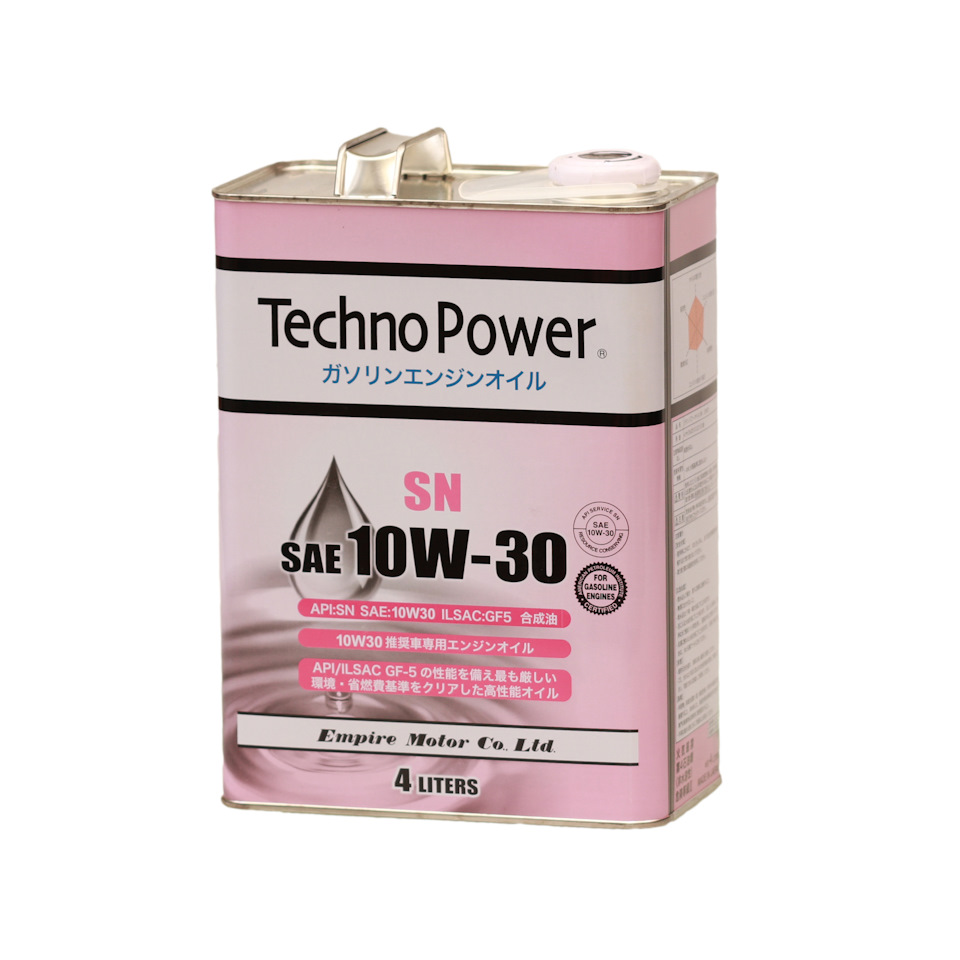 Лабораторный анализ Techno Power SN 10W30 — DRIVE2