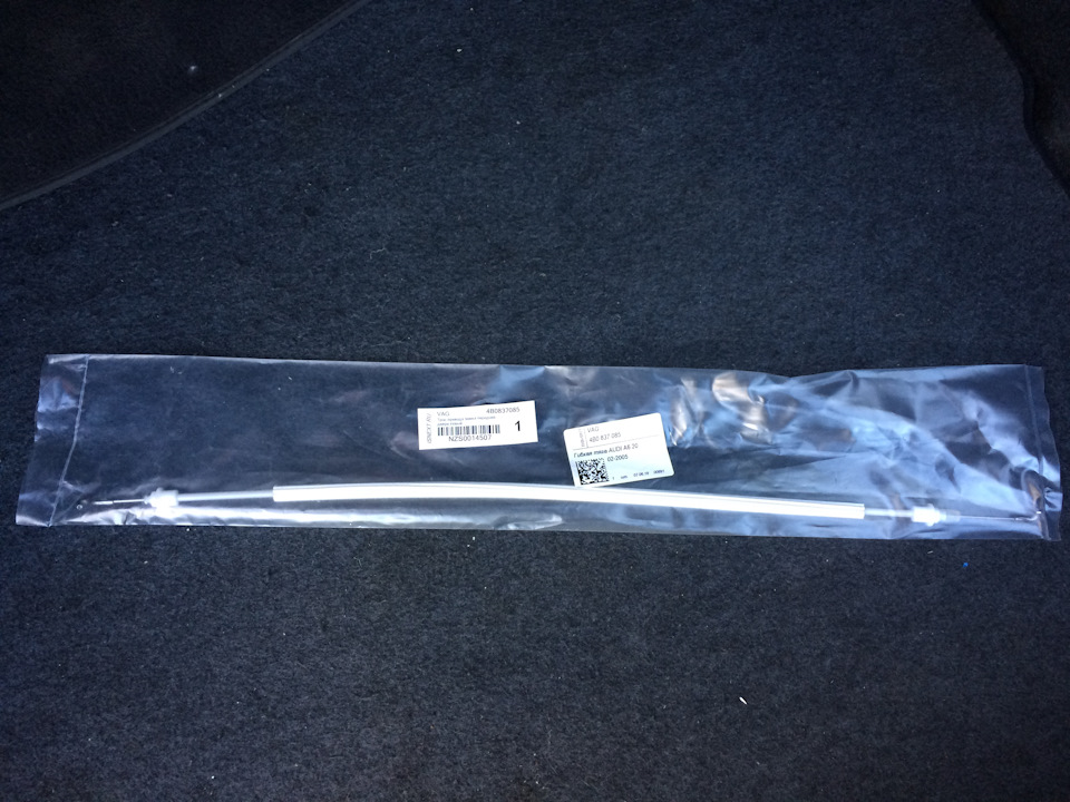 Оборвало трос замка водительской двери, заменил — Audi A6 (C5), 2,7 л ...