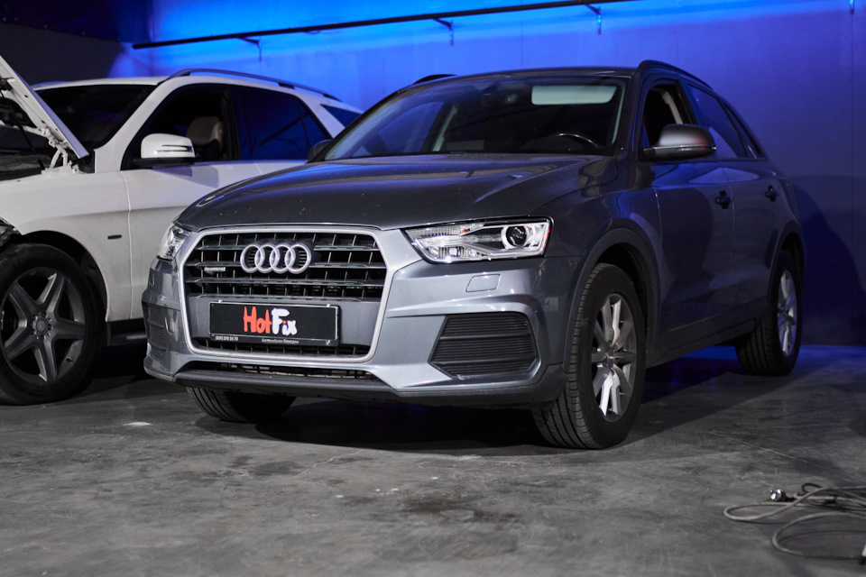 Audi Q3 — Светодиодные би-модули Three-led Laser — HotFix на DRIVE2