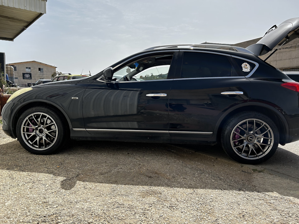 Установка rays g27 — Infiniti EX, 3,7 л, 2011 года | шины | DRIVE2