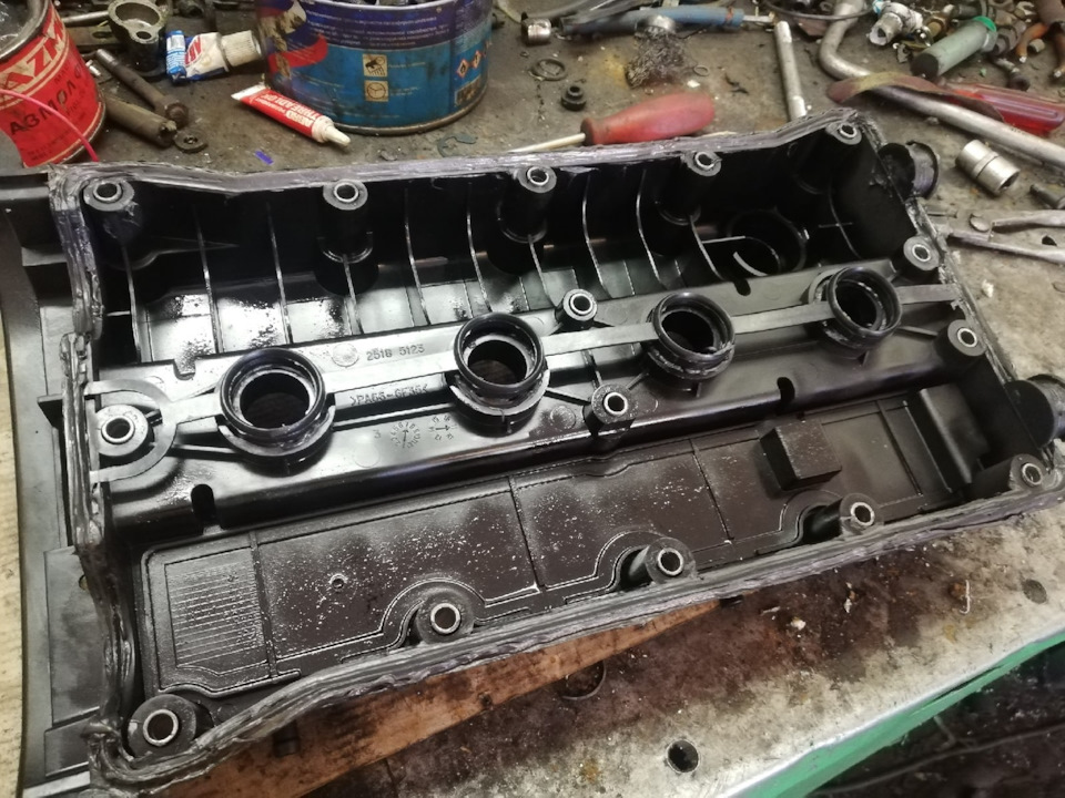 Прочистка радиаторов, замена прокладки клапанной крышки, дозаправка ...