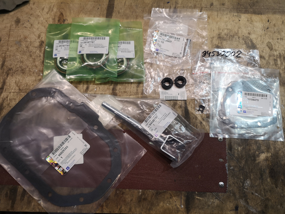 Расходники для кпп. Свечи, фильтр, масло. — Daewoo Nexia (N150), 1,6 л ...