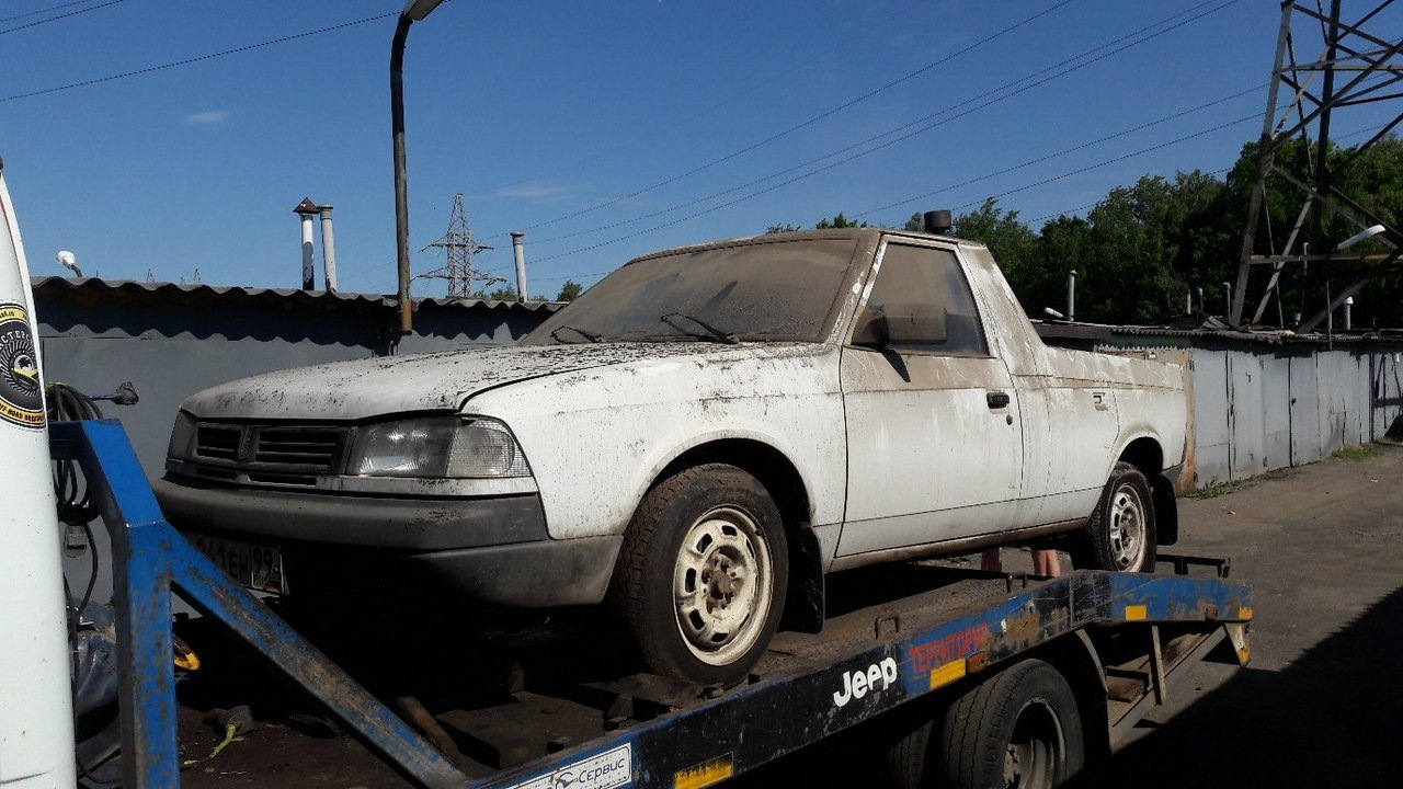 Забираем из гаража. — Москвич 2335, 1,7 л, 1999 года | видео | DRIVE2