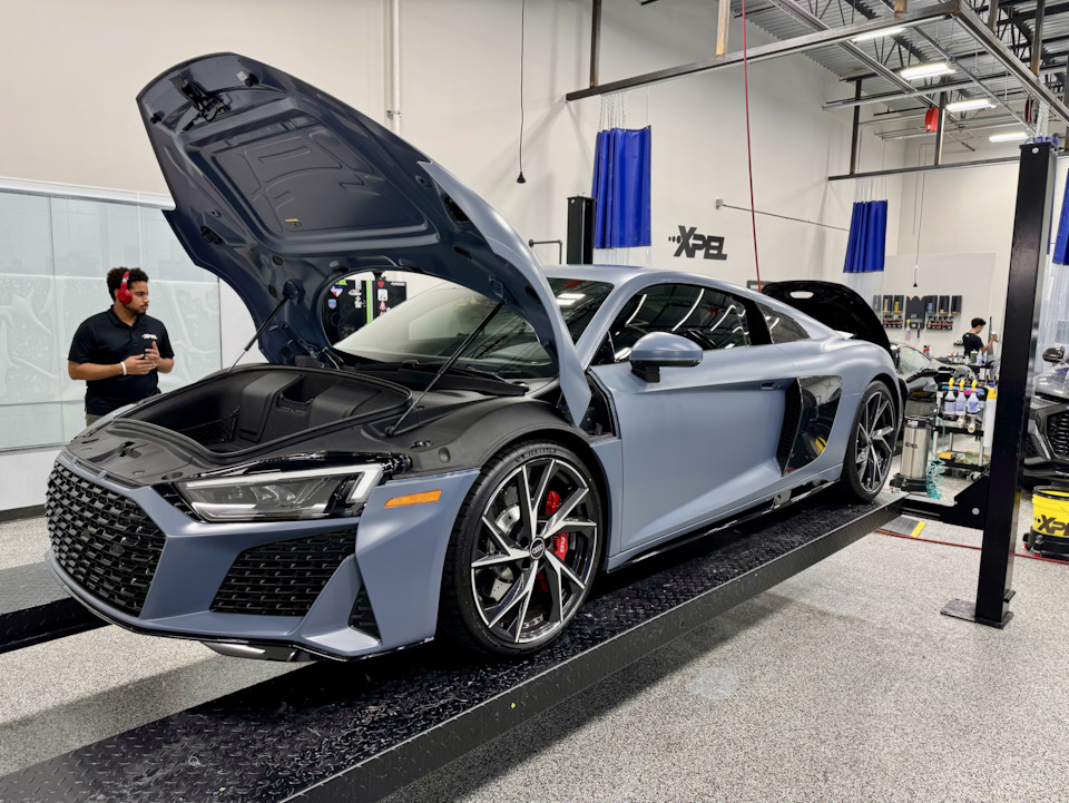 Stealth wrap — Audi R8 (2G), 5,2 л, 2023 года | стайлинг | DRIVE2