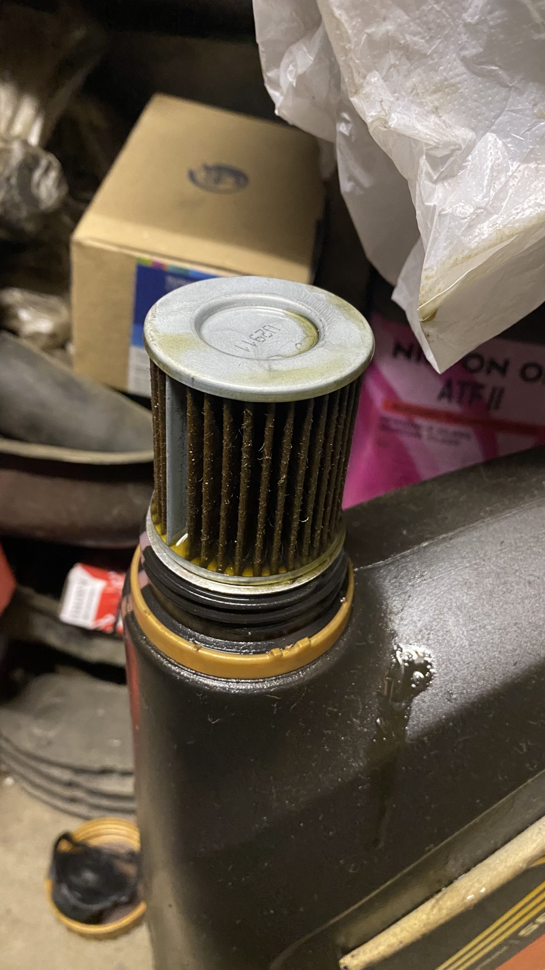 Замена жидкости вариатора — Nissan Juke (1G), 1,6 л, 2012 года ...