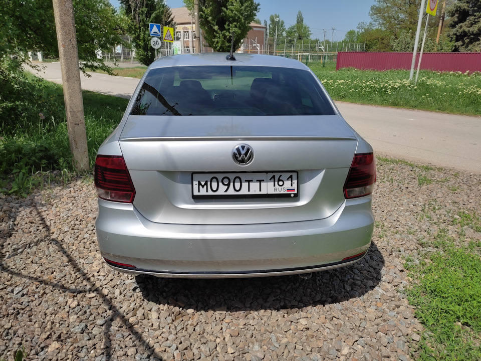 Лип спойлер Vag Gt. — Volkswagen Polo Sedan, 1,6 л, 2018 года ...