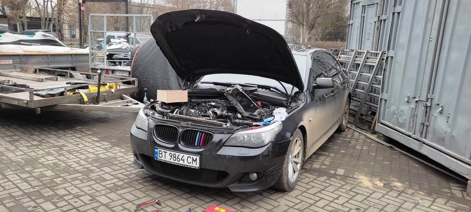 Обгонная муфта генератора M57N2, Valeo 170A — BMW 5 series (E60), 3 л ...