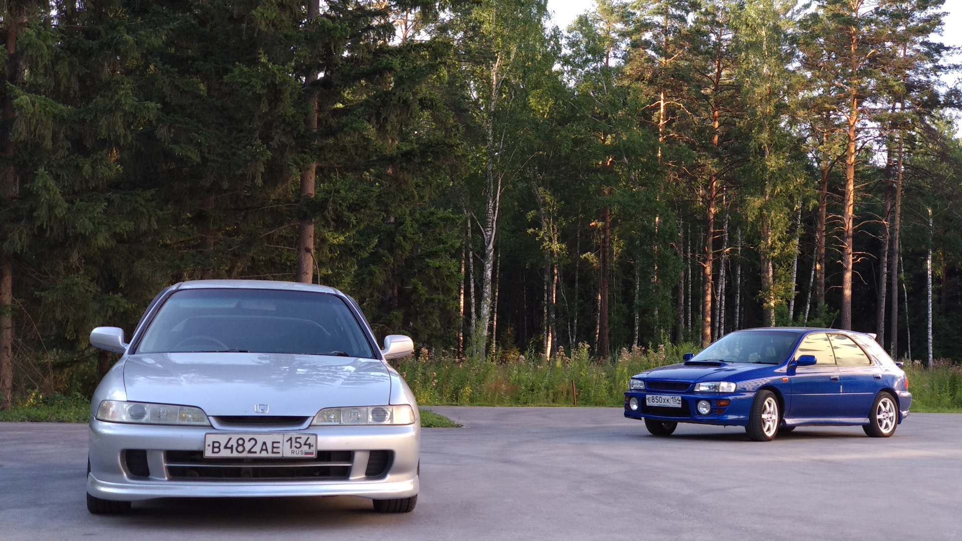 Фотосессия. Honda Integra & Subaru impreza — Subaru Impreza WRX (GC/GF ...