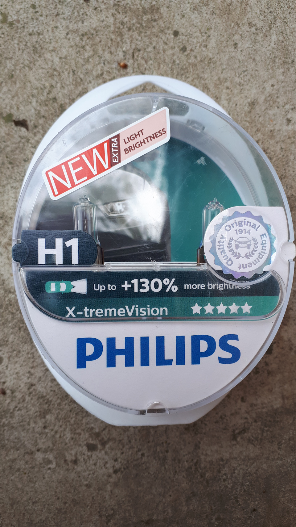 PHILIPS X-tremeVision +130% H1 — Lada Приора хэтчбек, 1,6 л, 2010 года | запчасти | DRIVE2