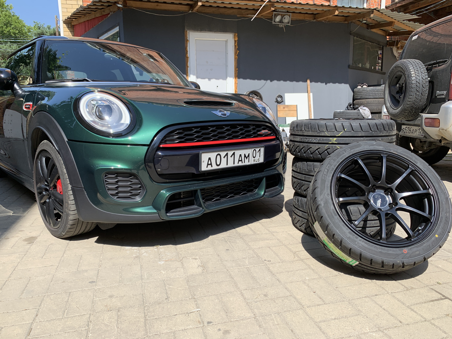 Диски Advan rs — MINI John Cooper Works, 2 л, 2016 года | тюнинг | DRIVE2