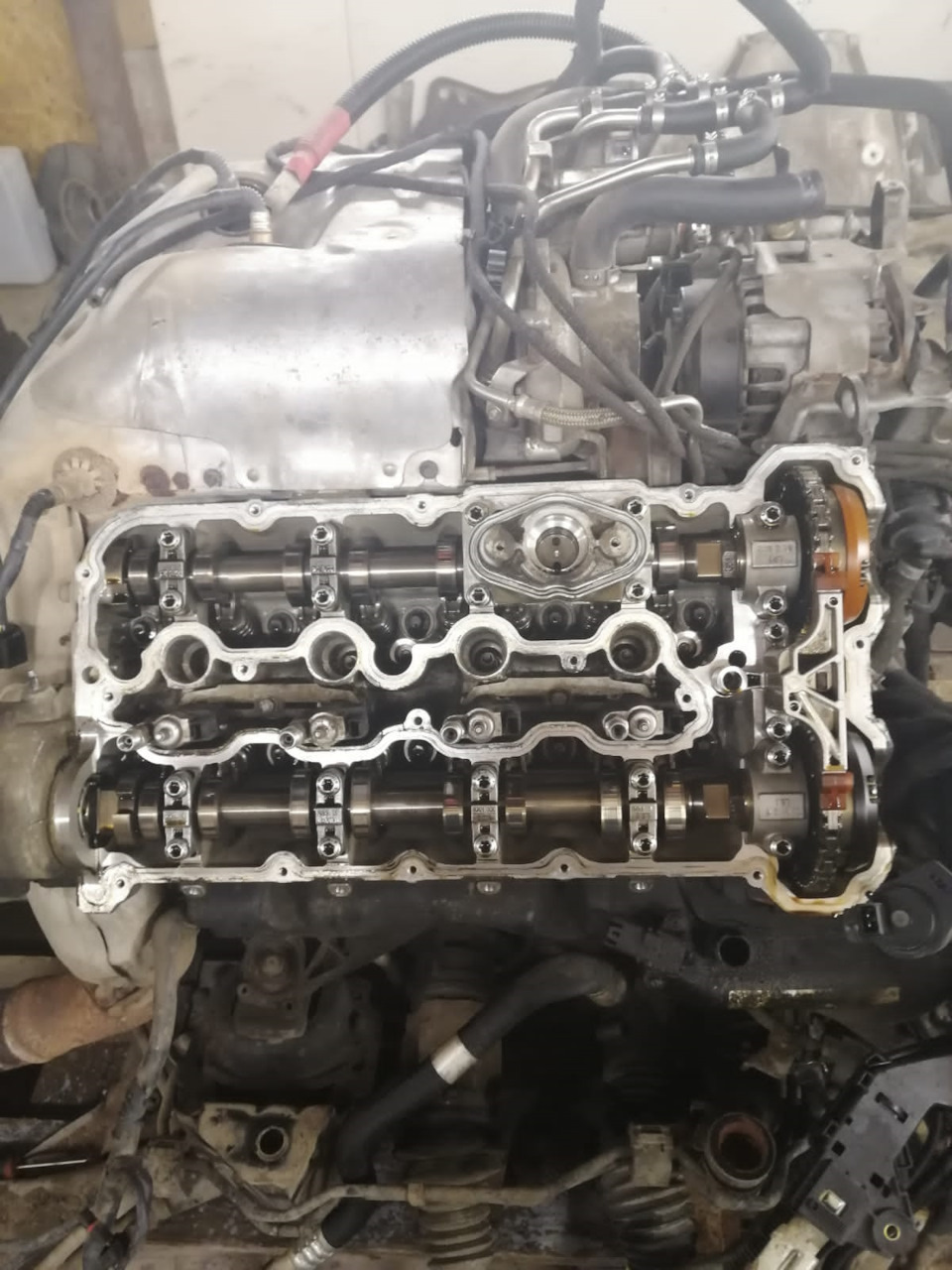 Замена: мск, маслоотделители, ремни, прокладки — BMW X6 M (E71), 4,4 л ...