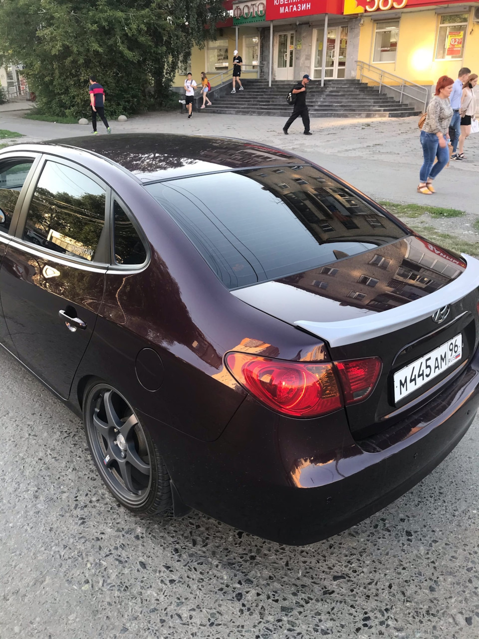 Спойлер от гибрида — Hyundai Elantra (4G), 1,6 л, 2008 года ...