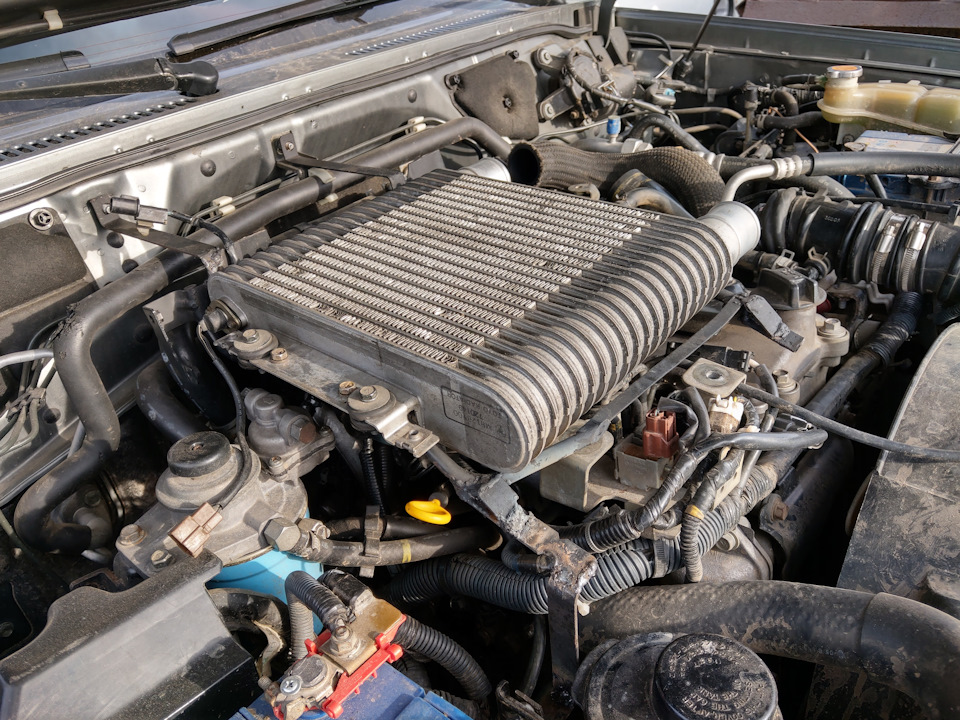 Ⅺ.Installation of an Intercooler from Delica 4M40/ Part II. Чистка ...